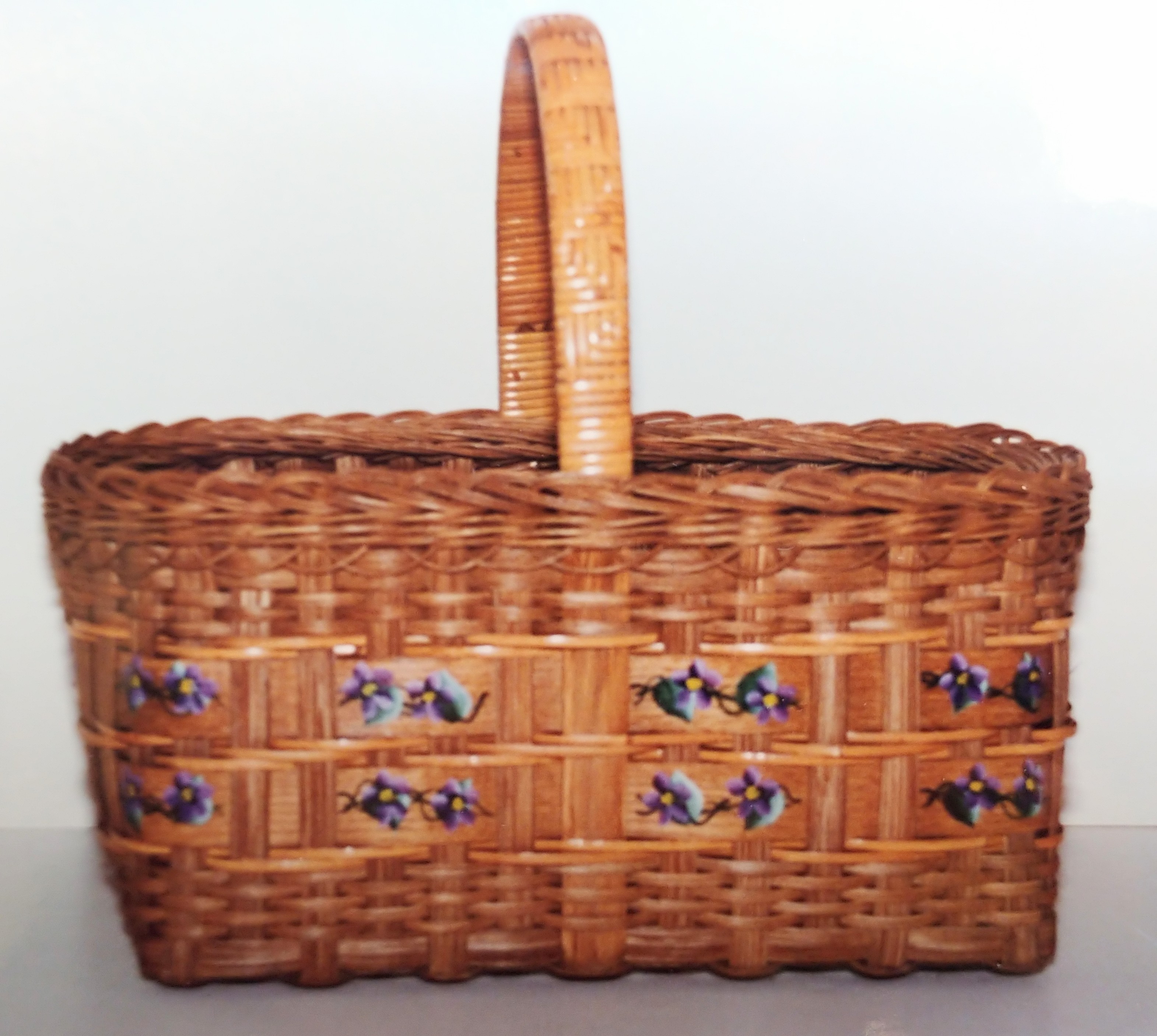 The Country Seat: Pattern - Twill Handled Market Basket by Richards