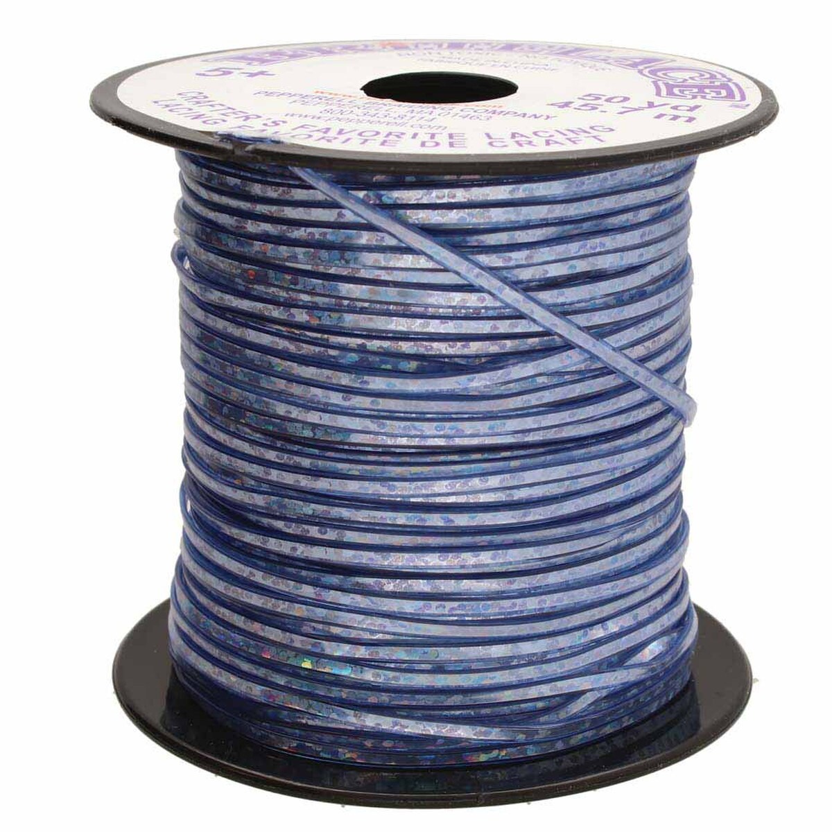 The Country Seat: RexLace / Britelace Plastic Lacing Holograpf Blues 150ft