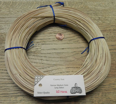 The Country Seat: Cane Strands Narrow Medium 2.75 mm Half Coil approx ...