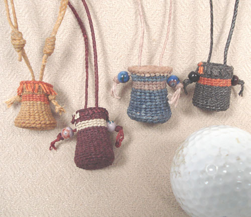 The Country Seat: Pattern - Twined Basket (Waxed Linen) Necklace ...