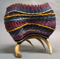 The Country Seat: Pattern - Sculptural Antler Basket by Anne Bowers