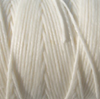The Country Seat: Irish Waxed Linen 4ply White 50 gram Spool